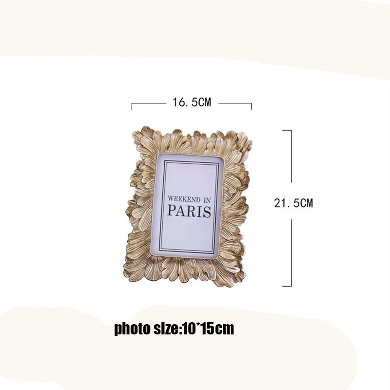 Retro Photo Frame European Picture Frame Golden Gi... – Grandado