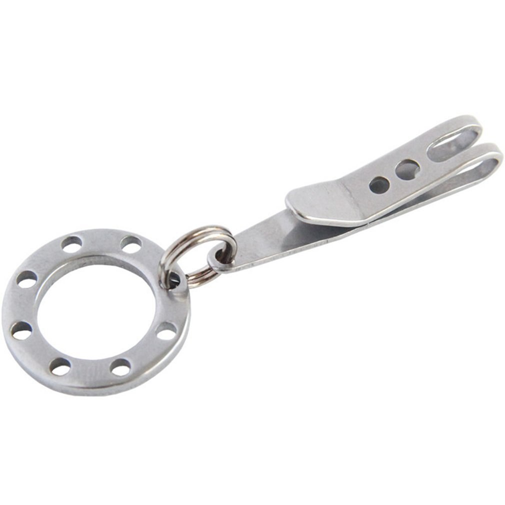 Mini Silver Pocket Clips Carabiner Stainless Steel... – Grandado