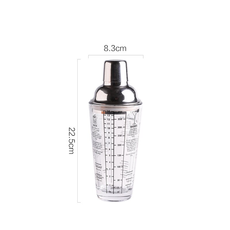 400Ml Schaal Coctail Shaker Barman Cocktail Mixer ... – Vicedeal