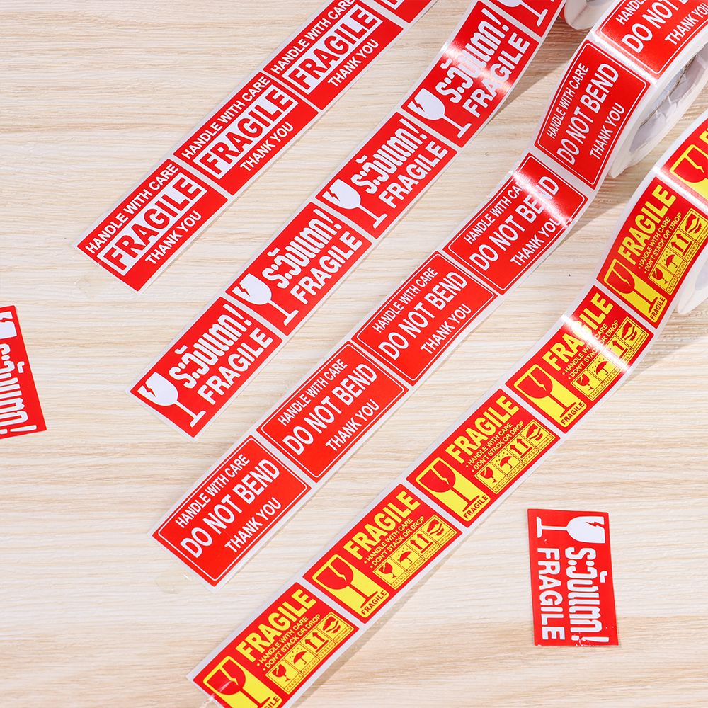 250Pcs/Roll Warning Label Stickers Fragile Label F... – Vicedeal