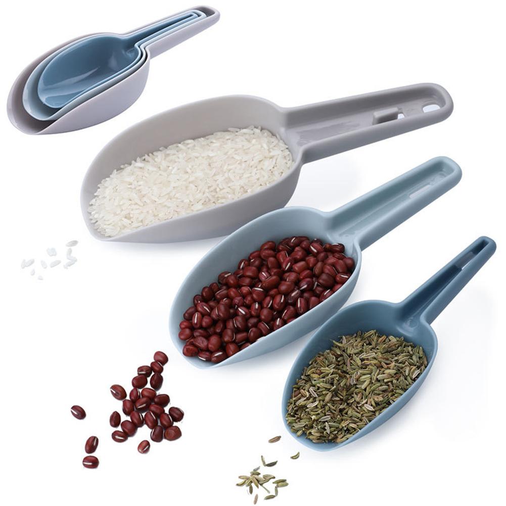 3Pcs Measuring Scoop Kitchen Coffee Flour Cereal P... – Vicedeal