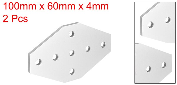 uxcell 1/2/3Pcs Outside Joining Plate, 100mm x 60m... – Grandado