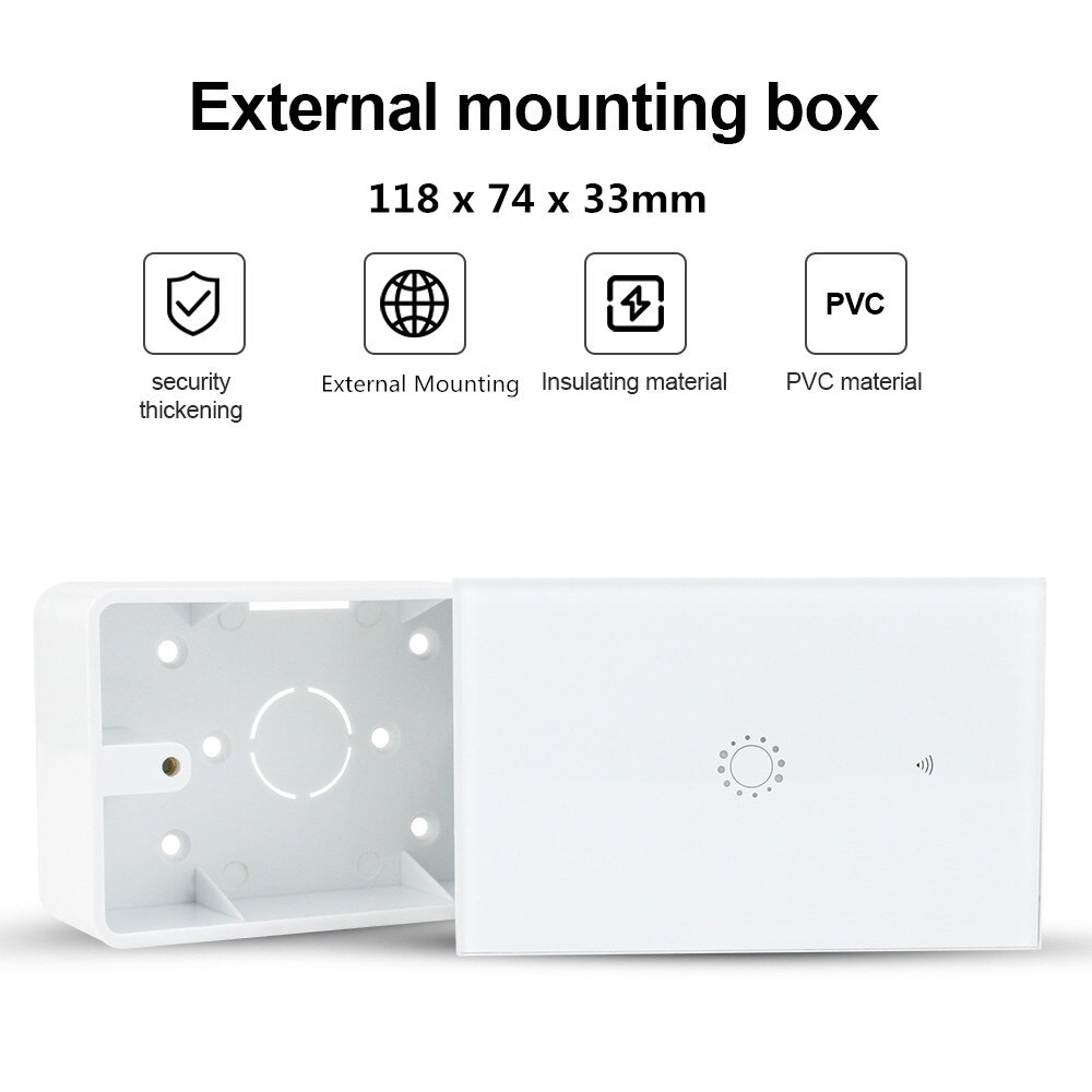 PVC 118 Type External Mounting Box 118mm*74mm*34mm... – Grandado