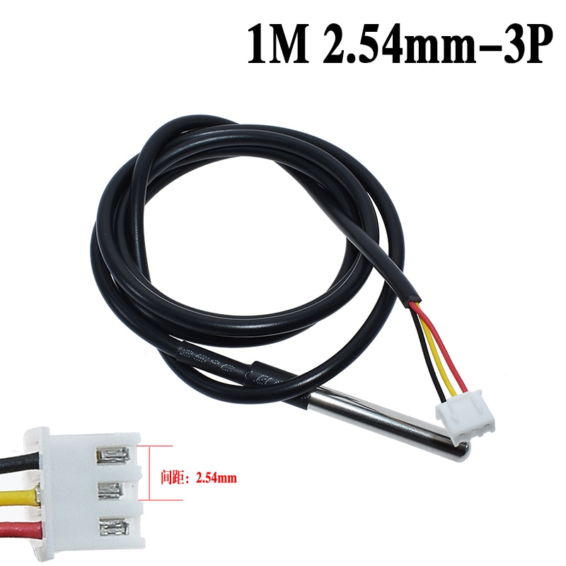 Ds18b20 Temperature Sensor Waterproof 100cm With 2 Grandado