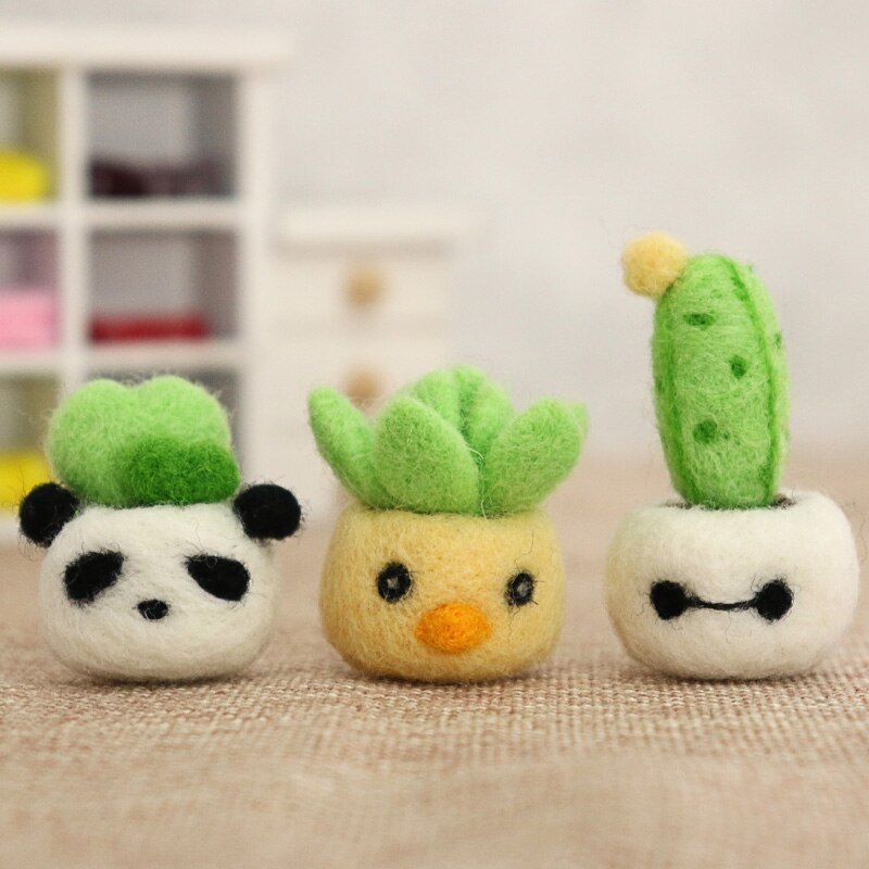 Non-Finished Women Felt Craft Kit Lovely Animal Ca... – Grandado