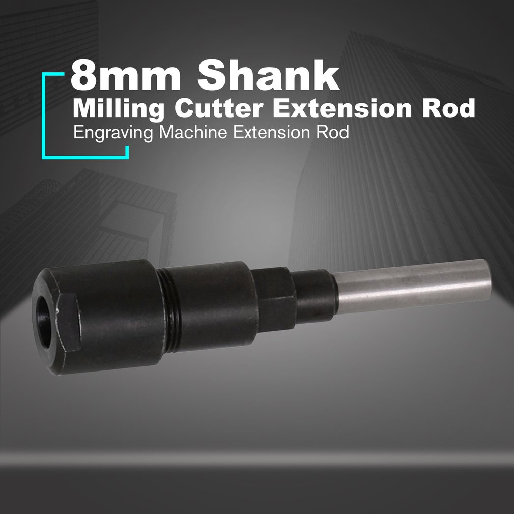 1/4" 8mm Shank Router Bit Extension Rod Collect En... – Grandado