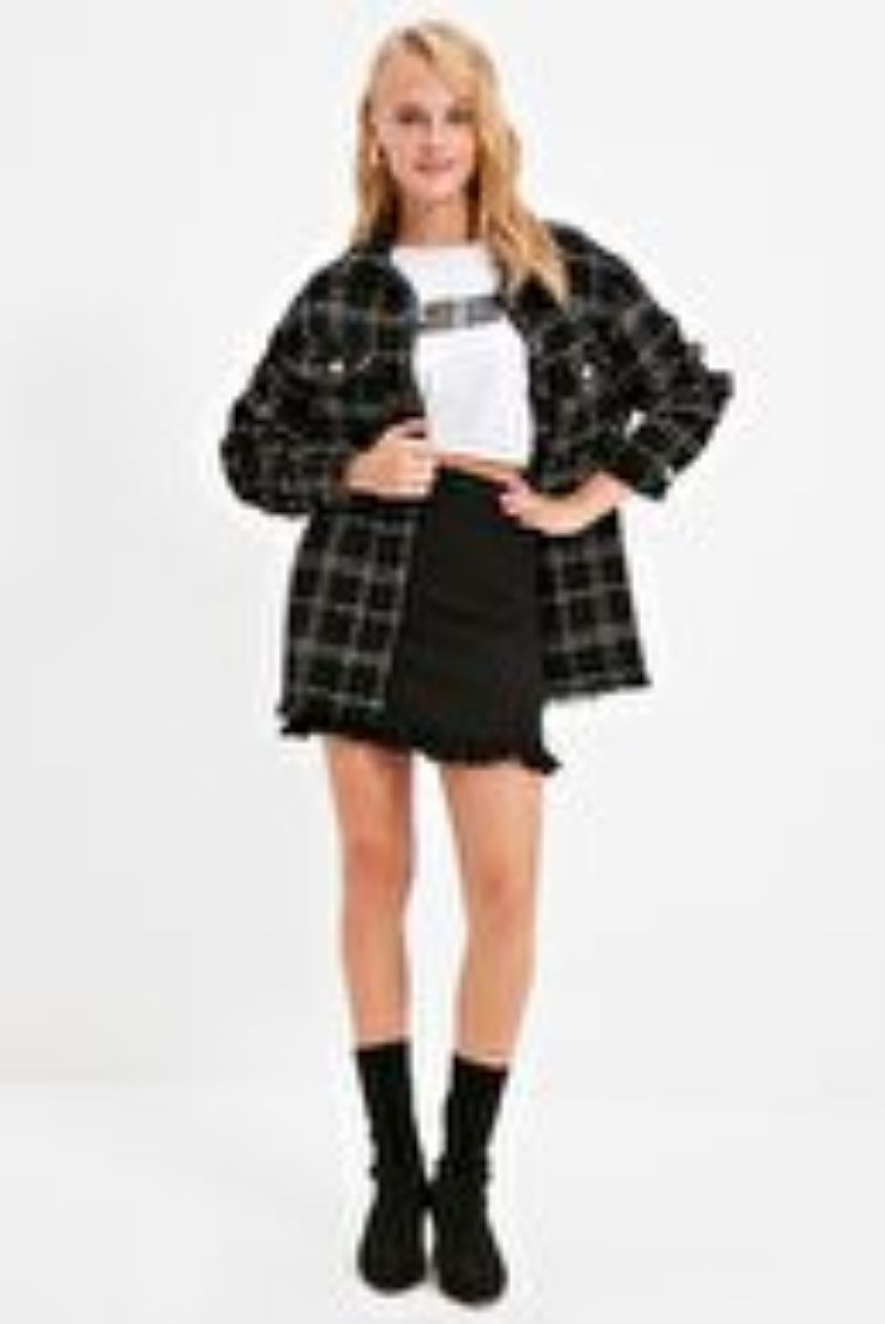 Black Ruffle Mini Rok – Vicedeal