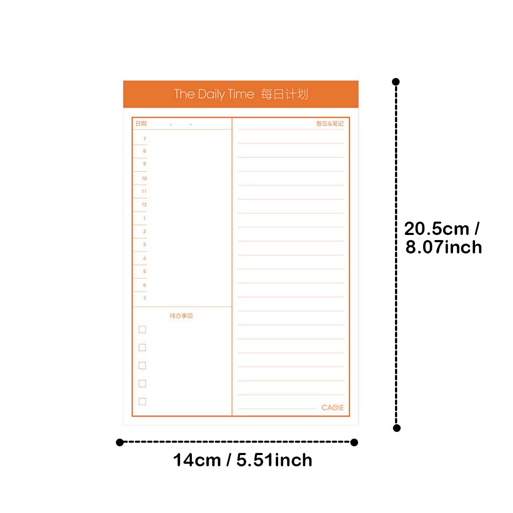 50 Sheets Tearable To Do List Notepad Daily Planne... – Grandado