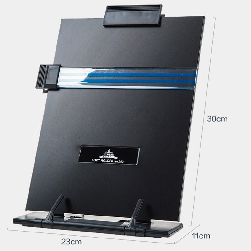 JIELISI Desktop Document Book Holder with 7 Adjust... – Vicedeal