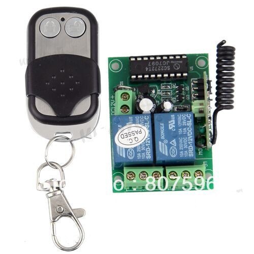 DC 12V 10A 2 CH RF Wireless Remote Control Switch ... – Vicedeal
