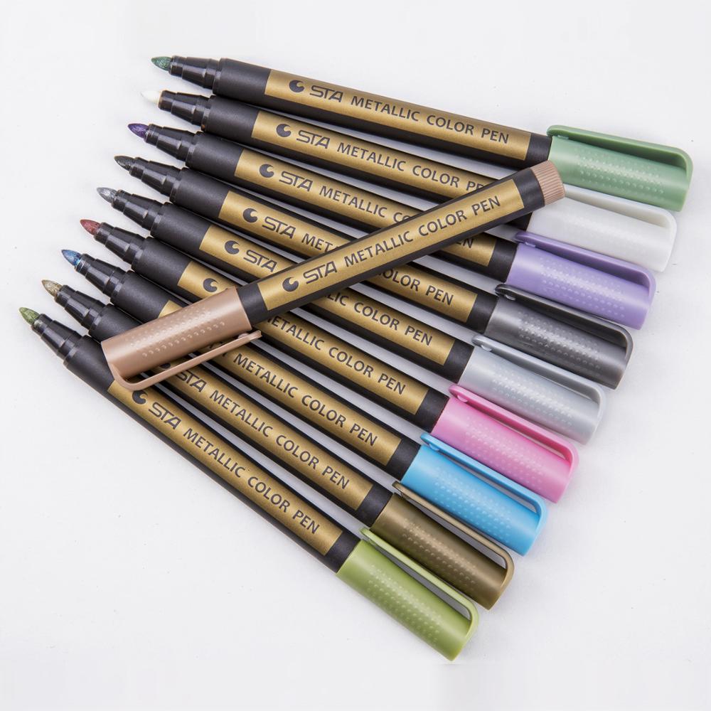 Colored Metal Marker Pen Kawaii DIY Album Graffiti... – Grandado