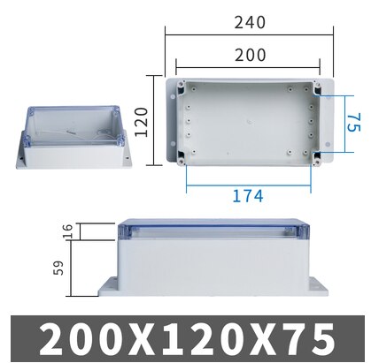 Waterproof Plastic Junction Box With Wall Mount En... – Vicedeal