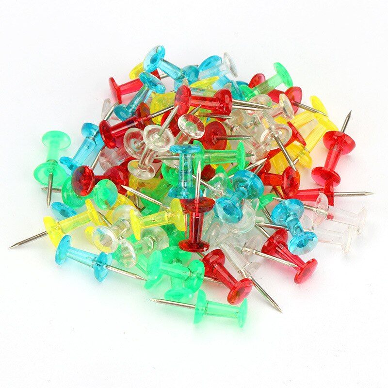 Push Pins With Assorted Colors,Transparent Plastic... – Vicedeal