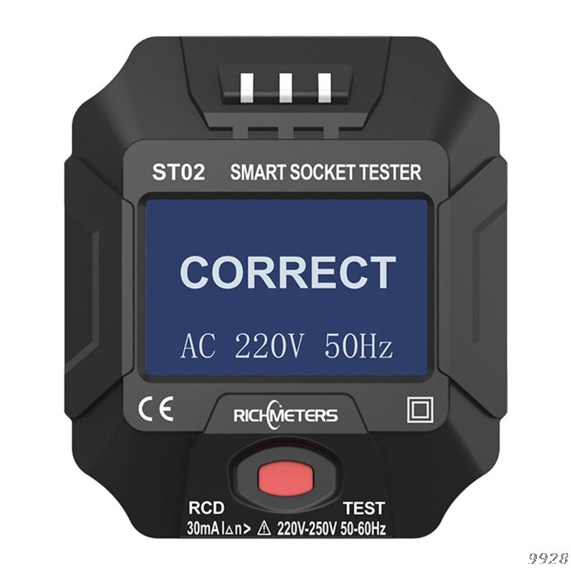 110V-250V Smart Socket Tester, Digital Voltage and... – Grandado