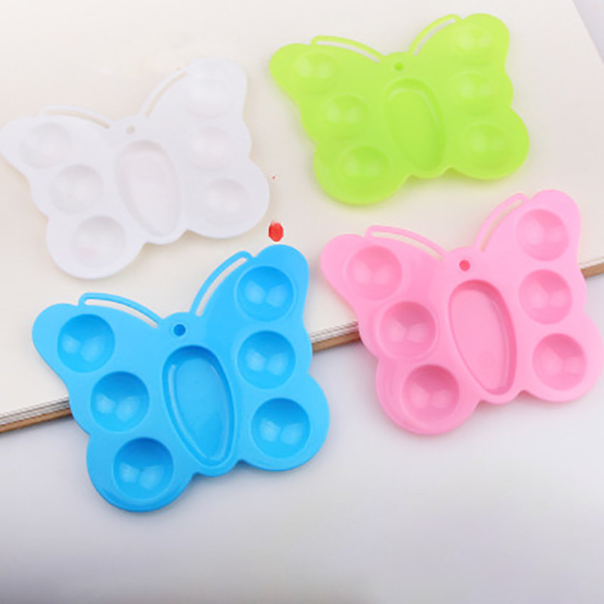 Novelty Butterfly Shape Plastic Palette 7 Grids Ch... – Vicedeal