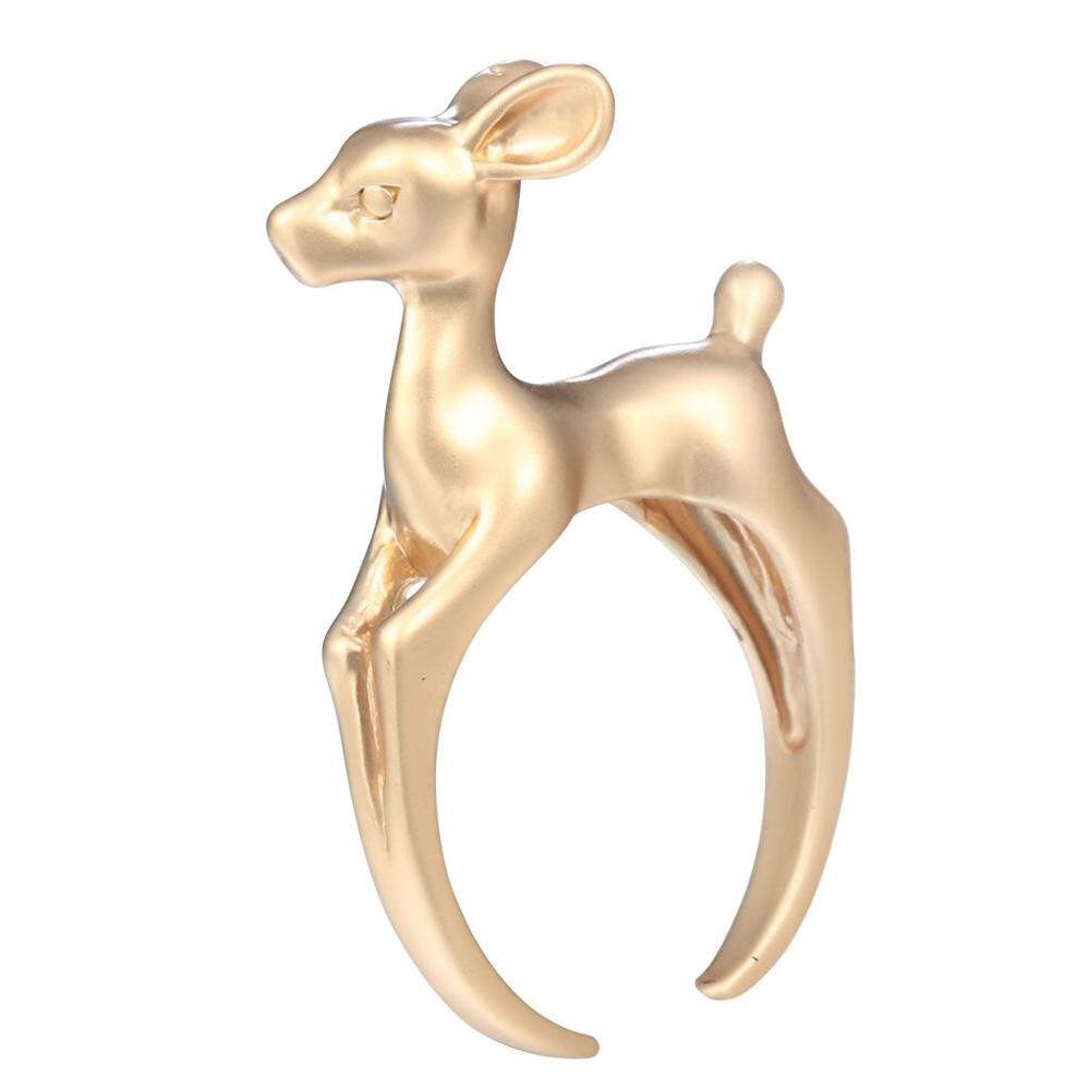 Todorova Cute 3D Bambee Animal Deer Rings for Wome... – Grandado