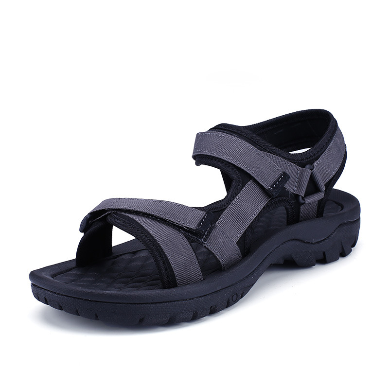 Leisure Men's Sandals Canvas Basic Front Rear Stra... – Grandado