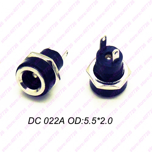 10PCS DC Power Connector pin 2.1x5.5mm Female Plug... – Grandado