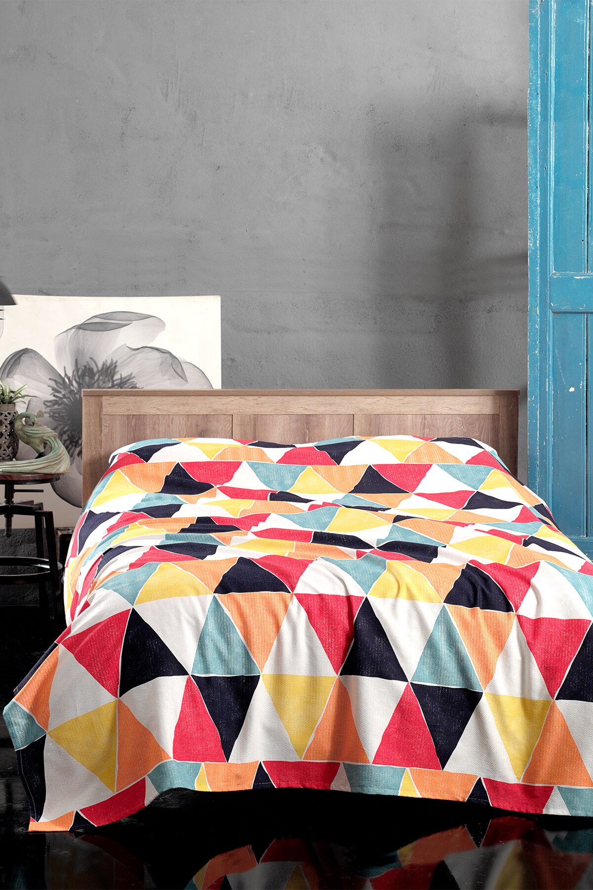 For Home 100 cotton double bed spread of fade resi... – Vicedeal