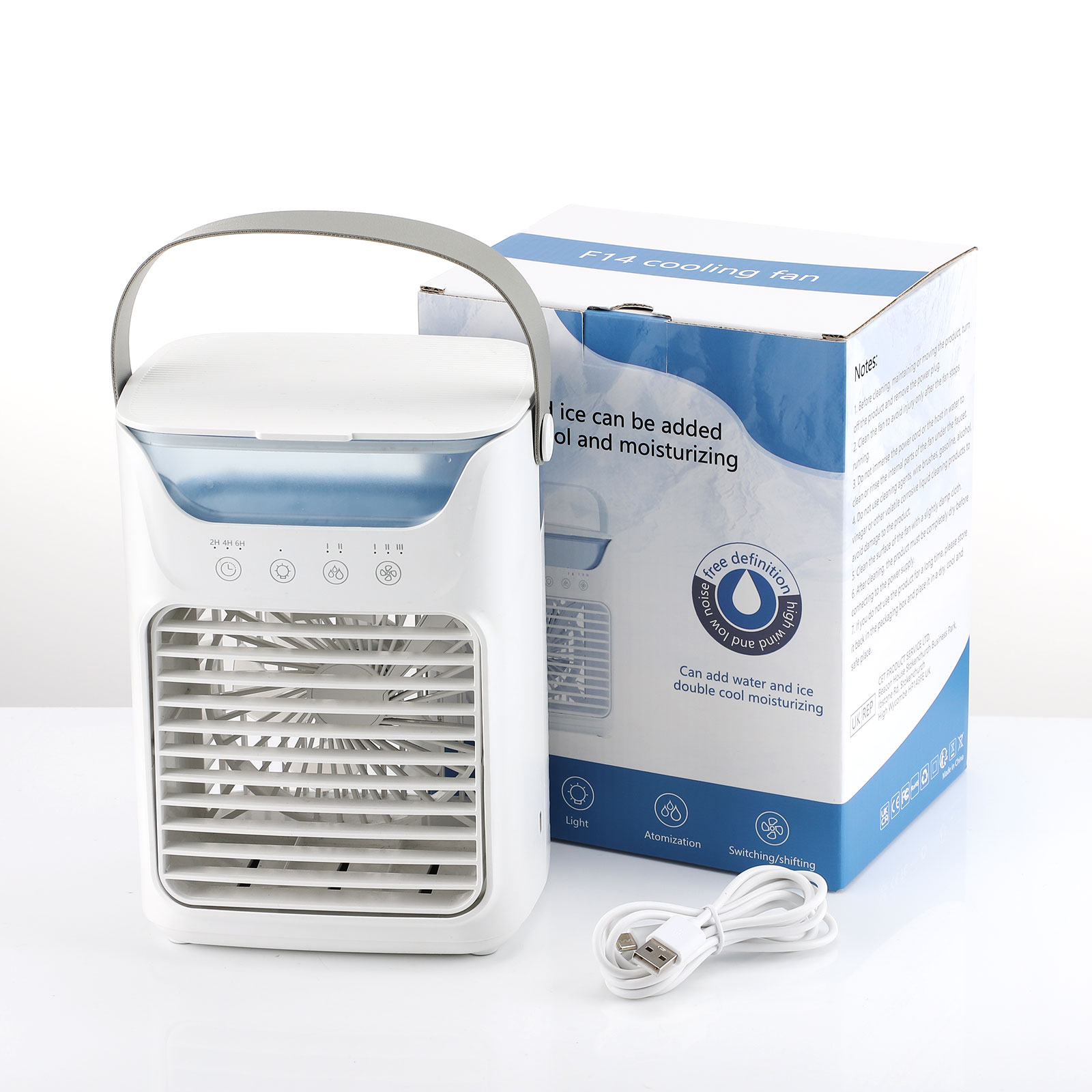 Portable Humidifier Cooling Fan Air Conditioner La... – Grandado