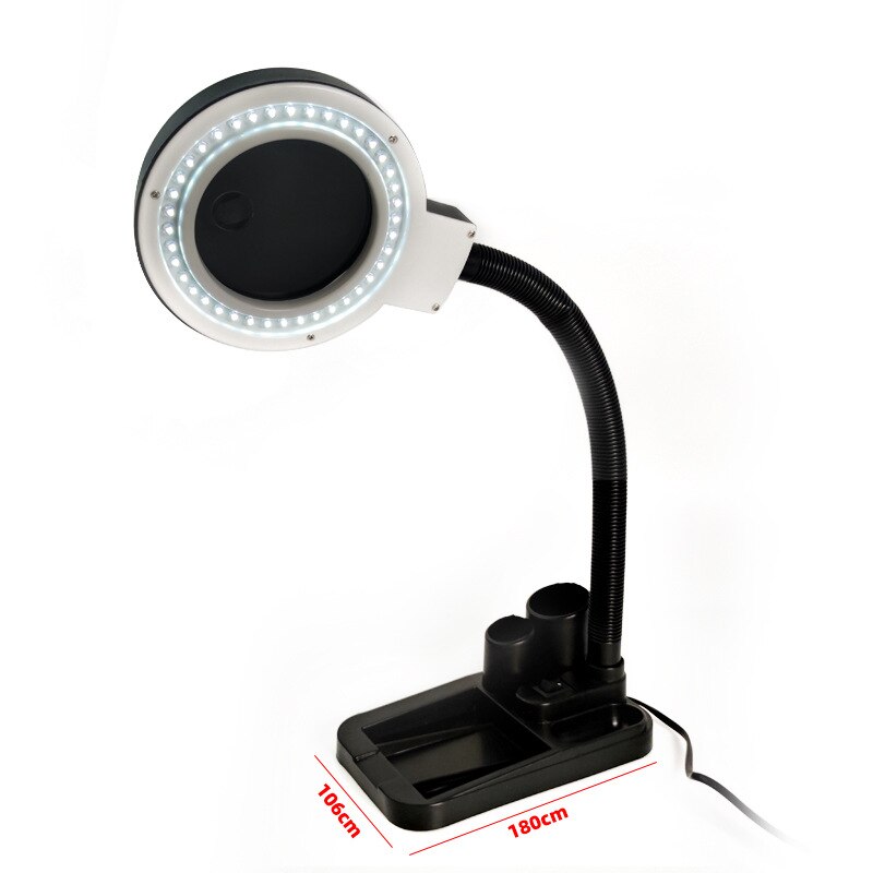 LED Table Lamp Magnifier 5/10X Magnifying Glass Il... – Vicedeal