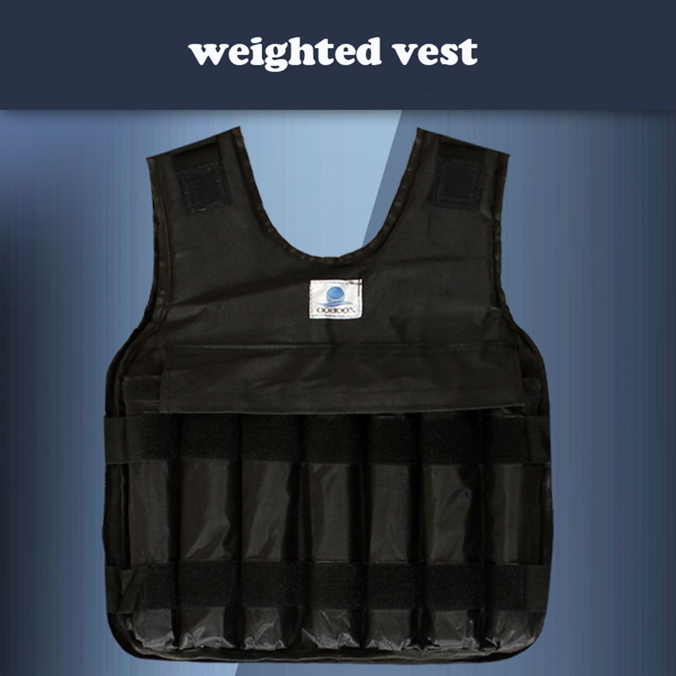 Weighted Vest Train Waistcoat Adjustable Exercise ... – Vicedeal