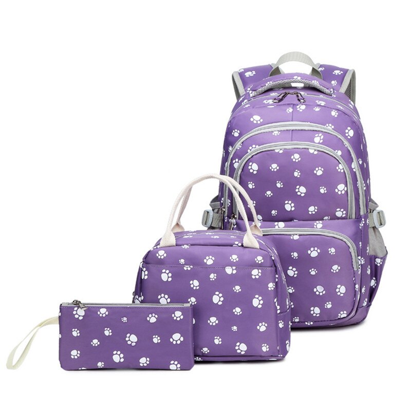 arrived 3 pcs/set school backpack for teen girls c... – Vicedeal