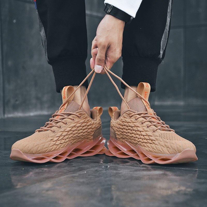 46 Mens Running Shoes Spring Male Sneaker Soft Mes... – Grandado