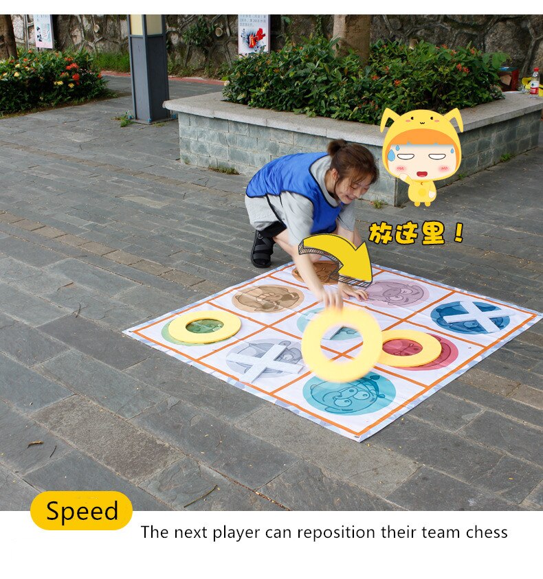 Giant Gobang Outdoor Games Sport Toys Relay Race B... – Grandado