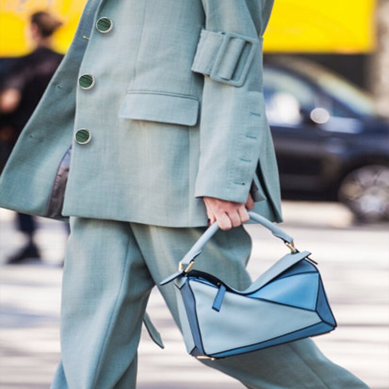 3 stykker forgyldt malakitindsats fingerknapper ti... – Grandado