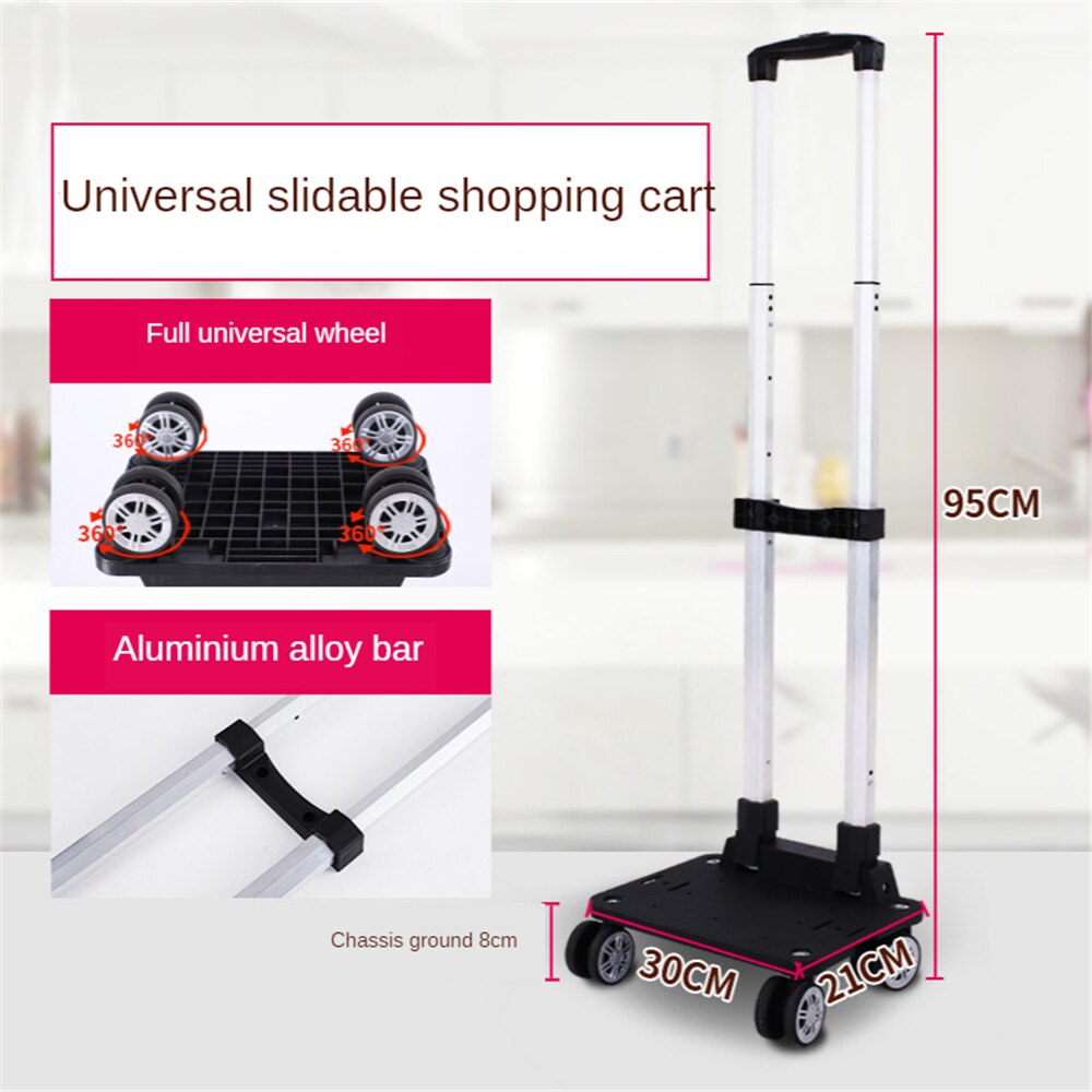 B-LIFE Foldable Shopping Trolley Dolly Cart Heavy ... – Vicedeal