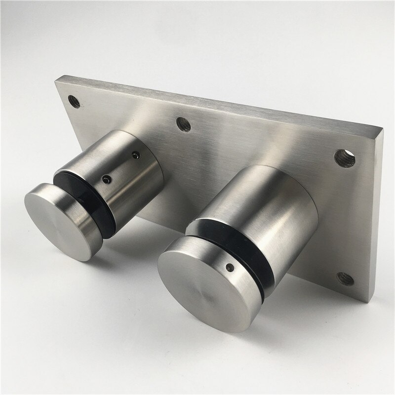 Y L Double stainless steel glass standoff brackets – Vicedeal