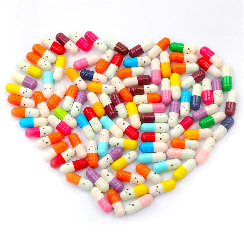 50 Stck Mini Liebe Pille Mit Rolle Papier Leere No... – Grandado