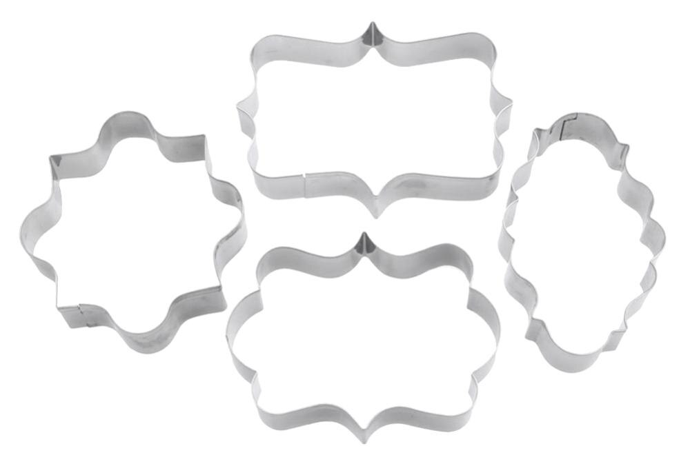 4-Piece Stainless Steel Mousse Ring Bun Biscuit Mo... – Vicedeal