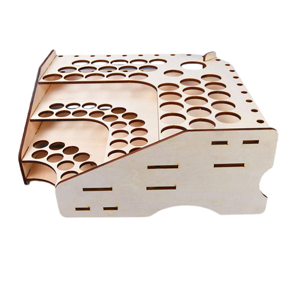 Multi Layer Wood Model Paint Rack Modular Tidy Org... – Grandado