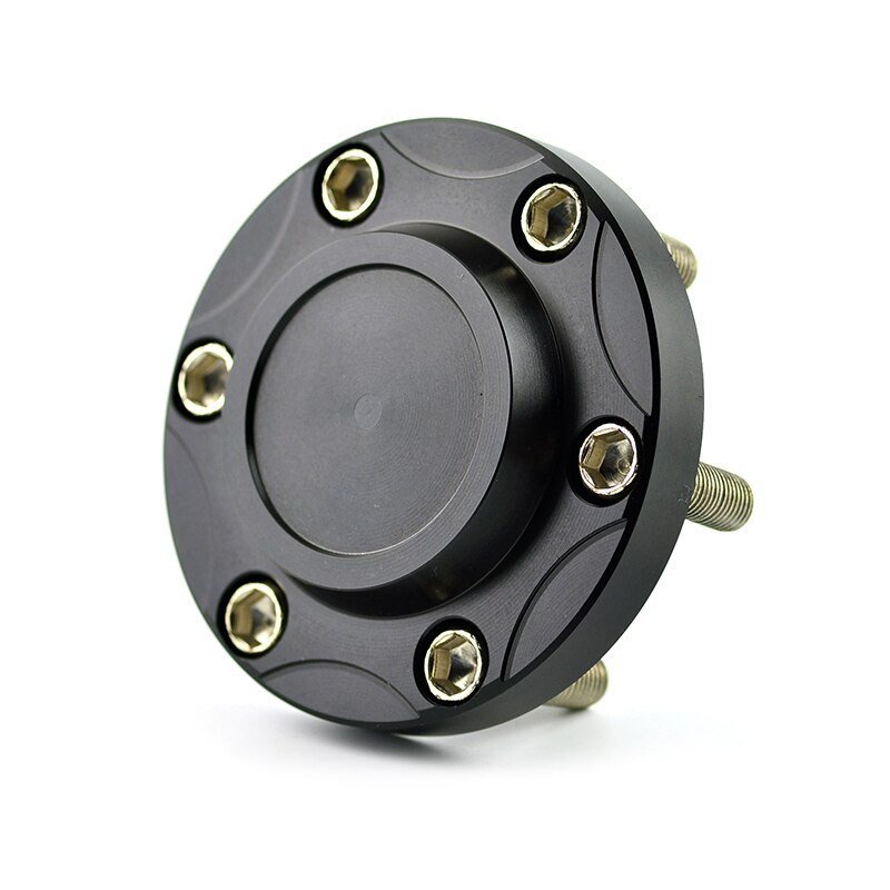 Alloy Metal Wheel Center Cap Bolt-on Hub Cap Black... – Grandado