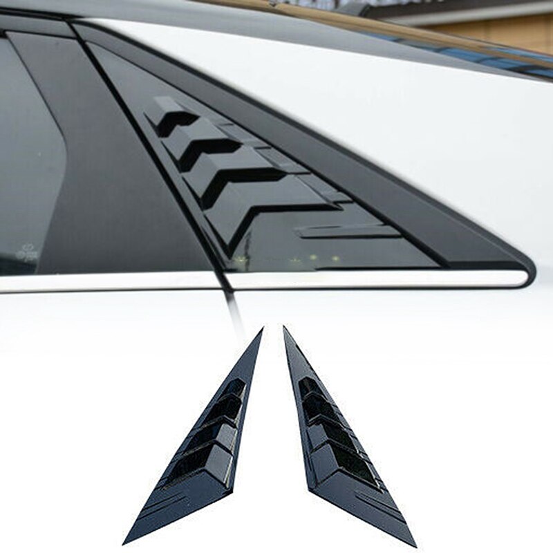 Glossy Black Car Side Vent Window Scoop Louver Cov... – Vicedeal