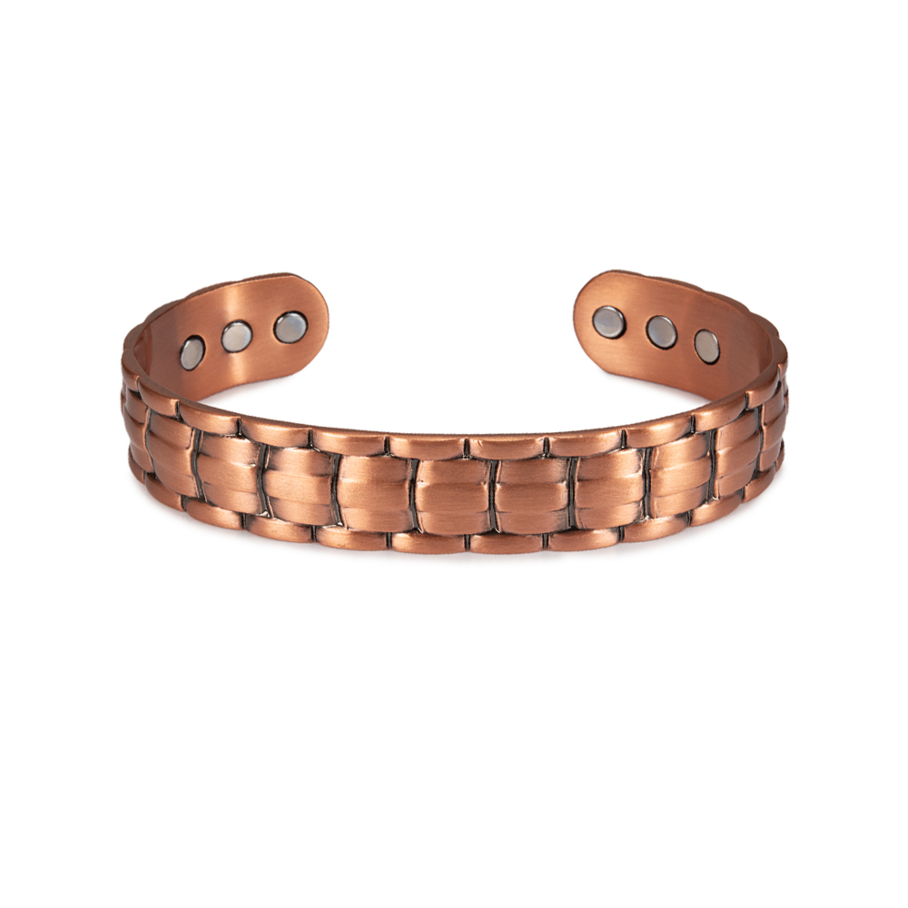 Pure Copper Magnetic Bracelet Male Arthritis 15mm ... – Grandado