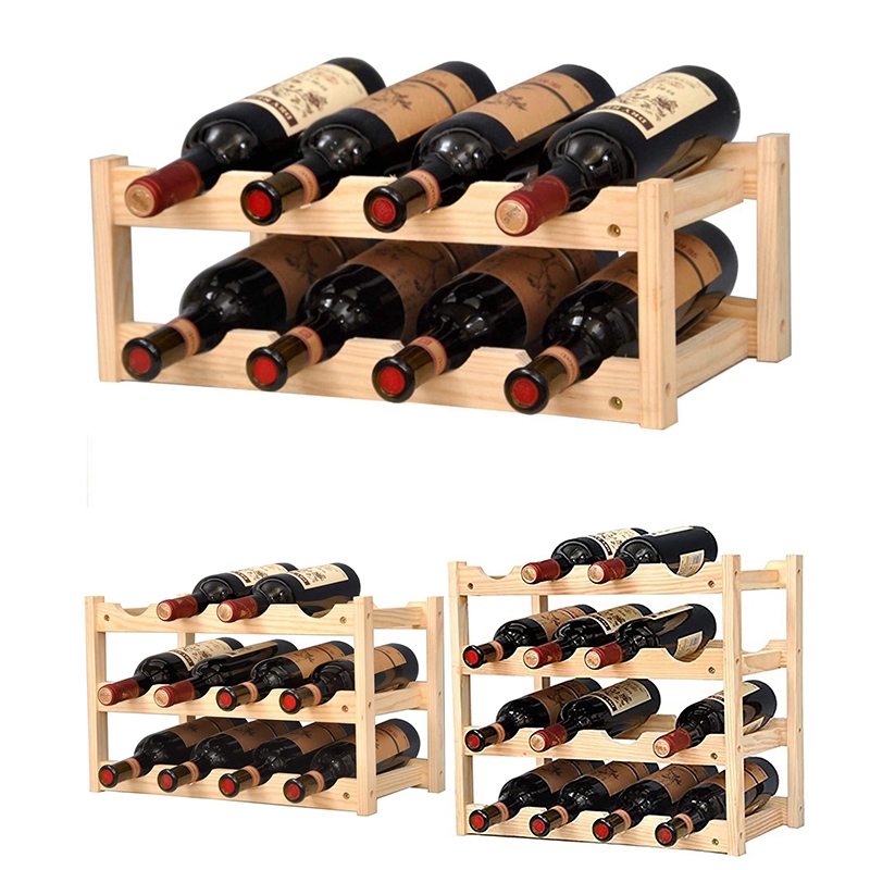 Bamboo Wine Rack,Wine Racks Free Standing Floor,Wi... – Vicedeal