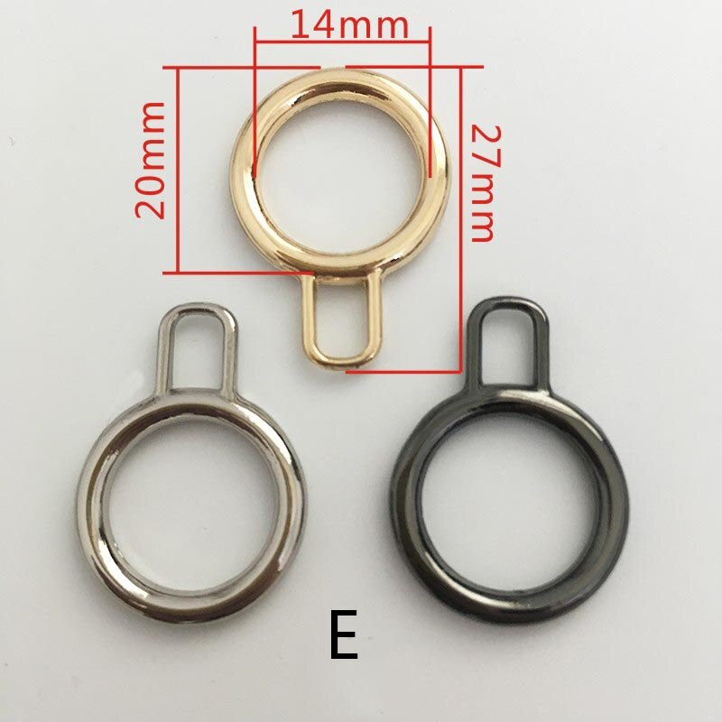 5Pcs Meetee 14-40mm Metal O Ring Zipper Pullers Cl... – Grandado