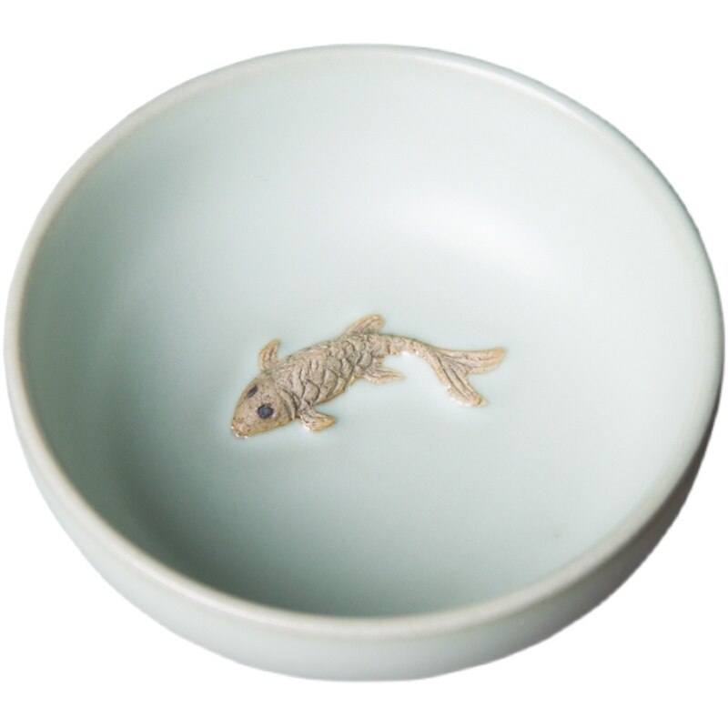 Ru Kiln Fish Tea Cup Ceramic Beautiful Coffee Mugs... – Grandado