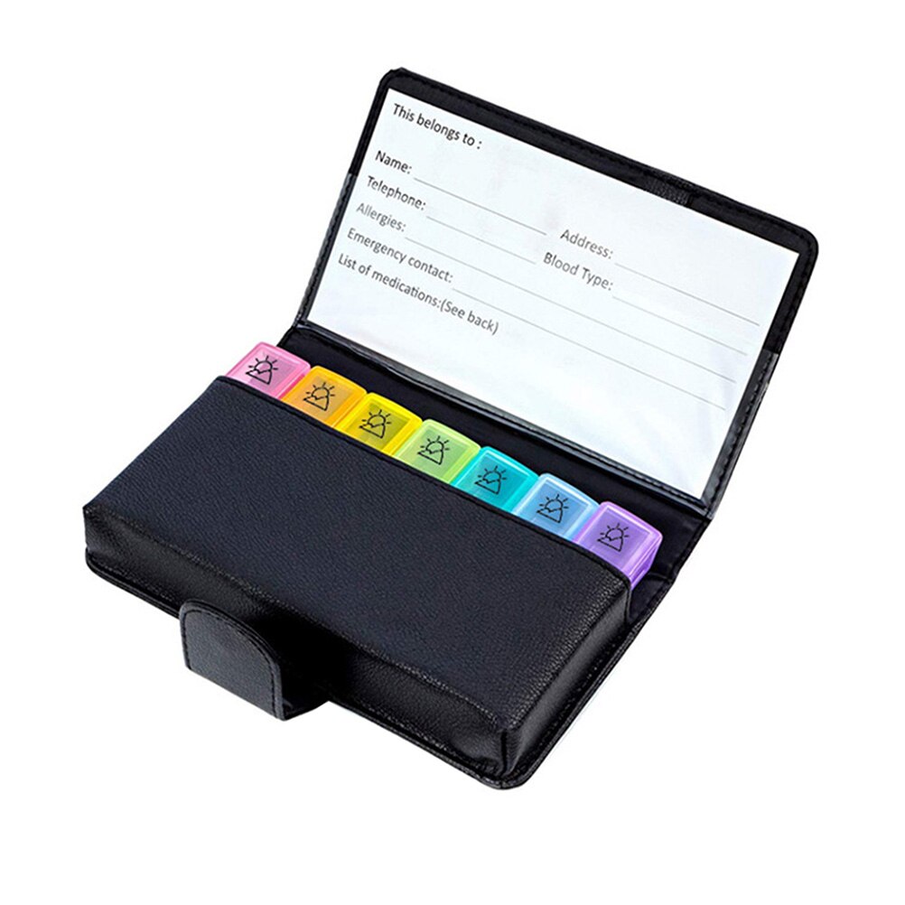 1 Set 28 Grids Weekly Pill Boxes Pill Cases Portab... – Vicedeal