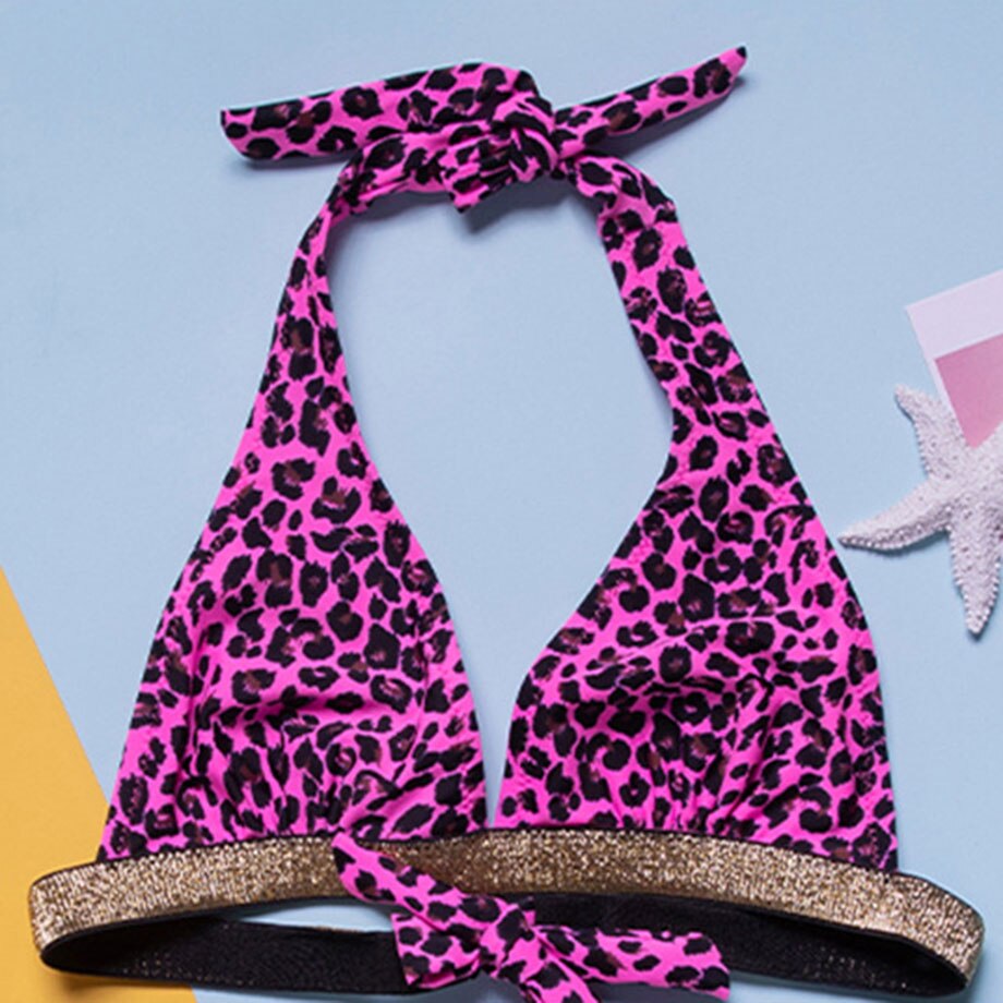 Animal Leopard Swimsuit Girls Two Piece Children's... – Vicedeal