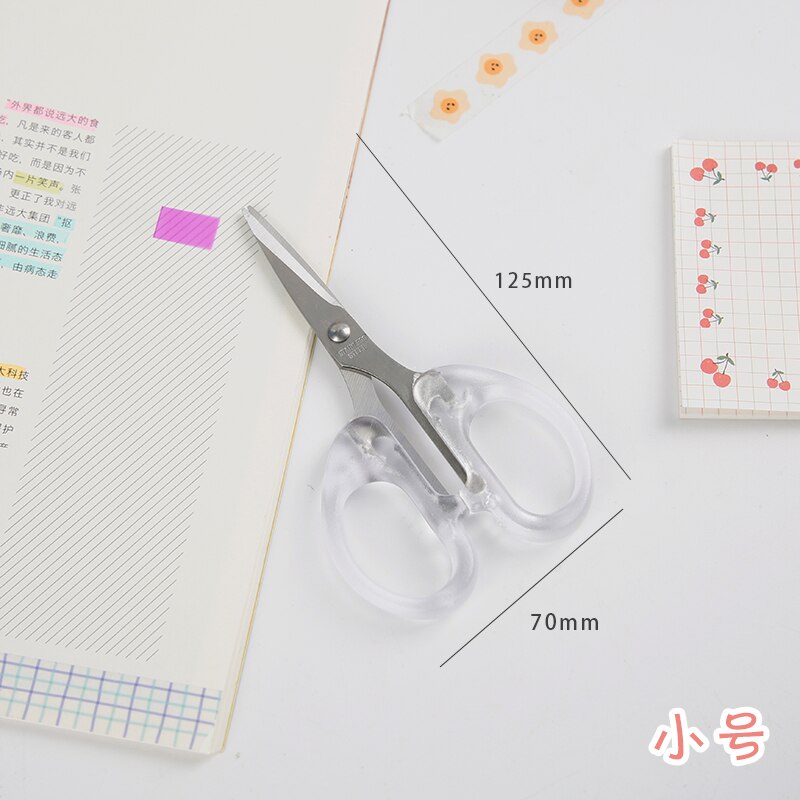 3 Sizes Clear Acrylic Silver Scissors School Offic... – Vicedeal