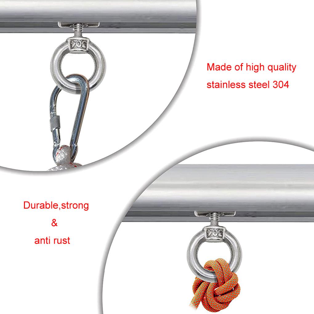 2PCS Lifting Eye Nuts/Screw Ring Eyebolt Ring Hook... – Grandado