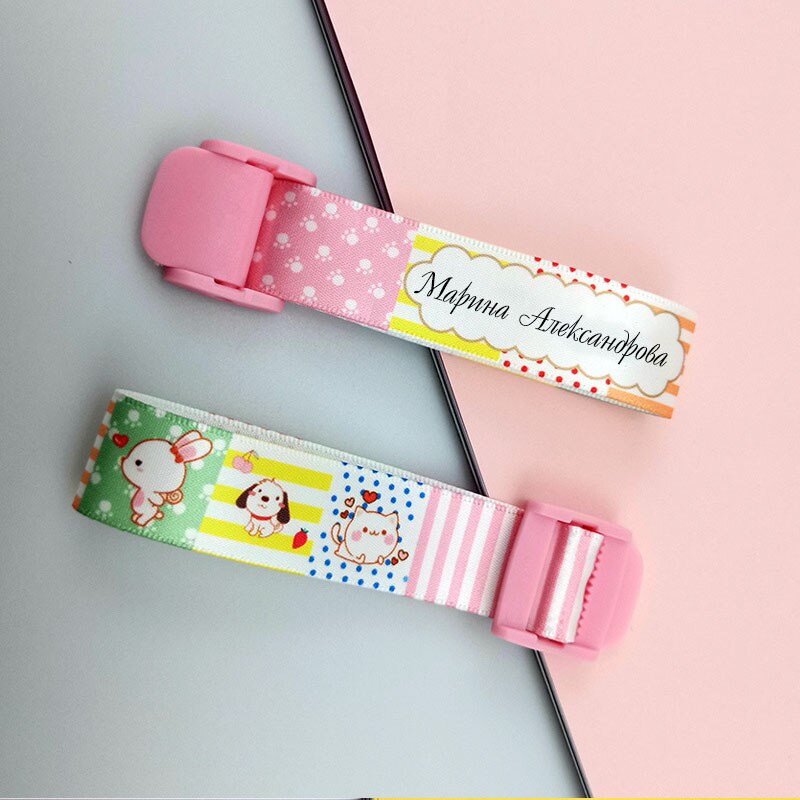 Silk Ribbon Hanging Buckle Kindergarten Baby Name ... – Vicedeal