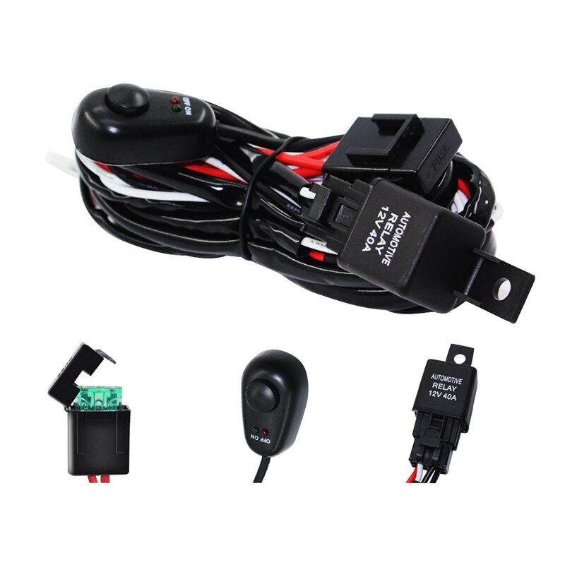 Led Work Light Bar Cable Car Auto Off Road Driving... – Grandado
