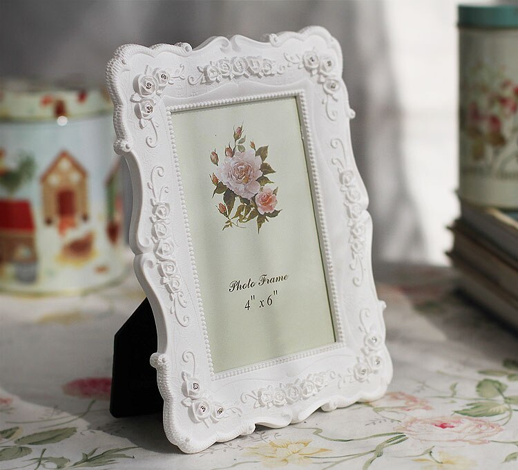 6" 7" 8" 10" Photo Frame Resin White Framework Tab... – Grandado