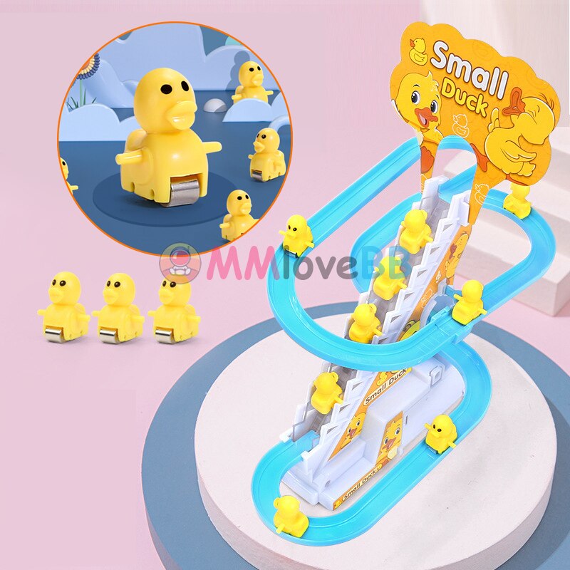 Electric Duck Climbing Stairs Slides Set toy with ... – Grandado
