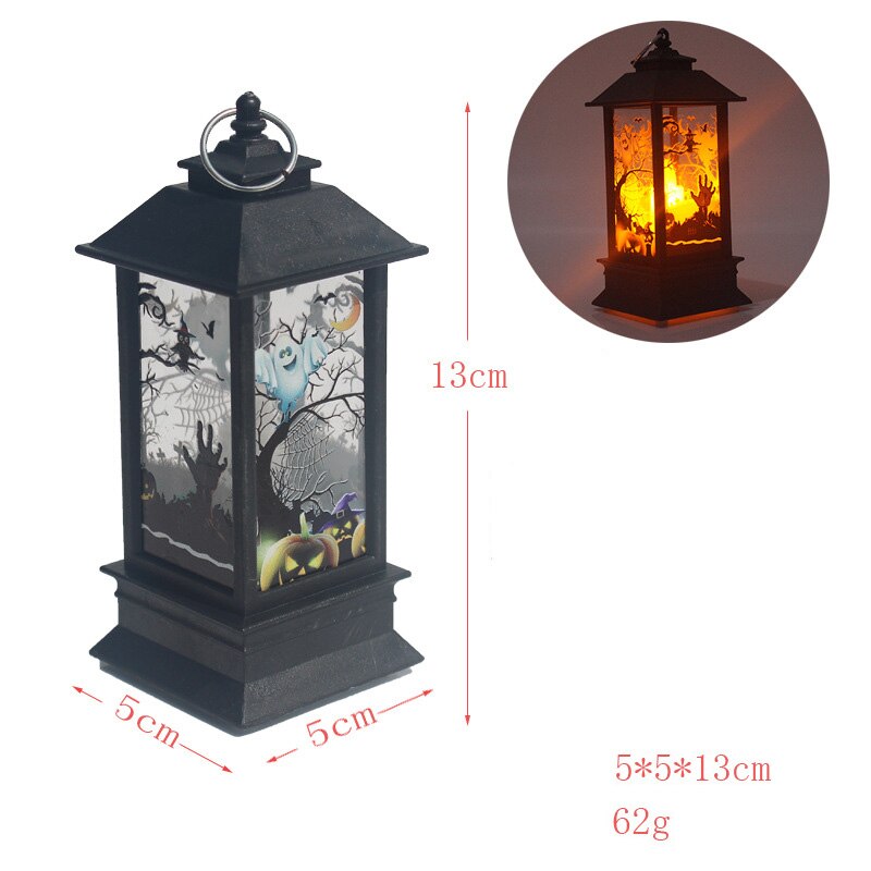 Halloween pumpkin lantern props skull small firepl... – Vicedeal